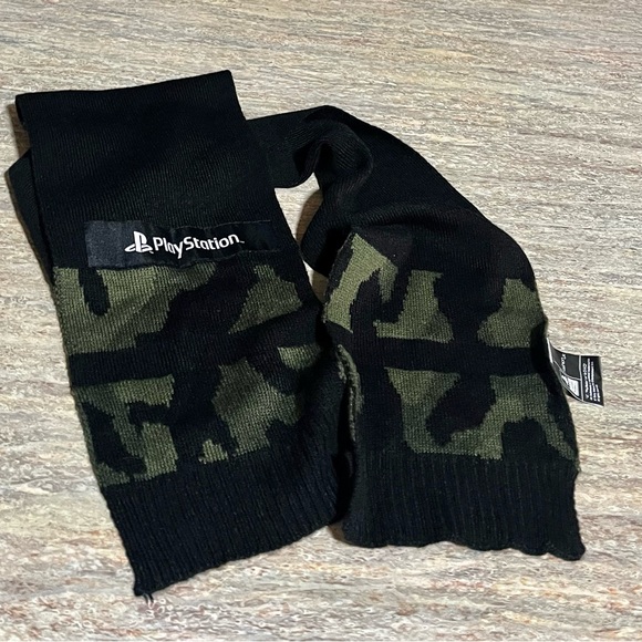 Primark | Accessories | Playstation Black And Olive Green Scarf | Poshmark